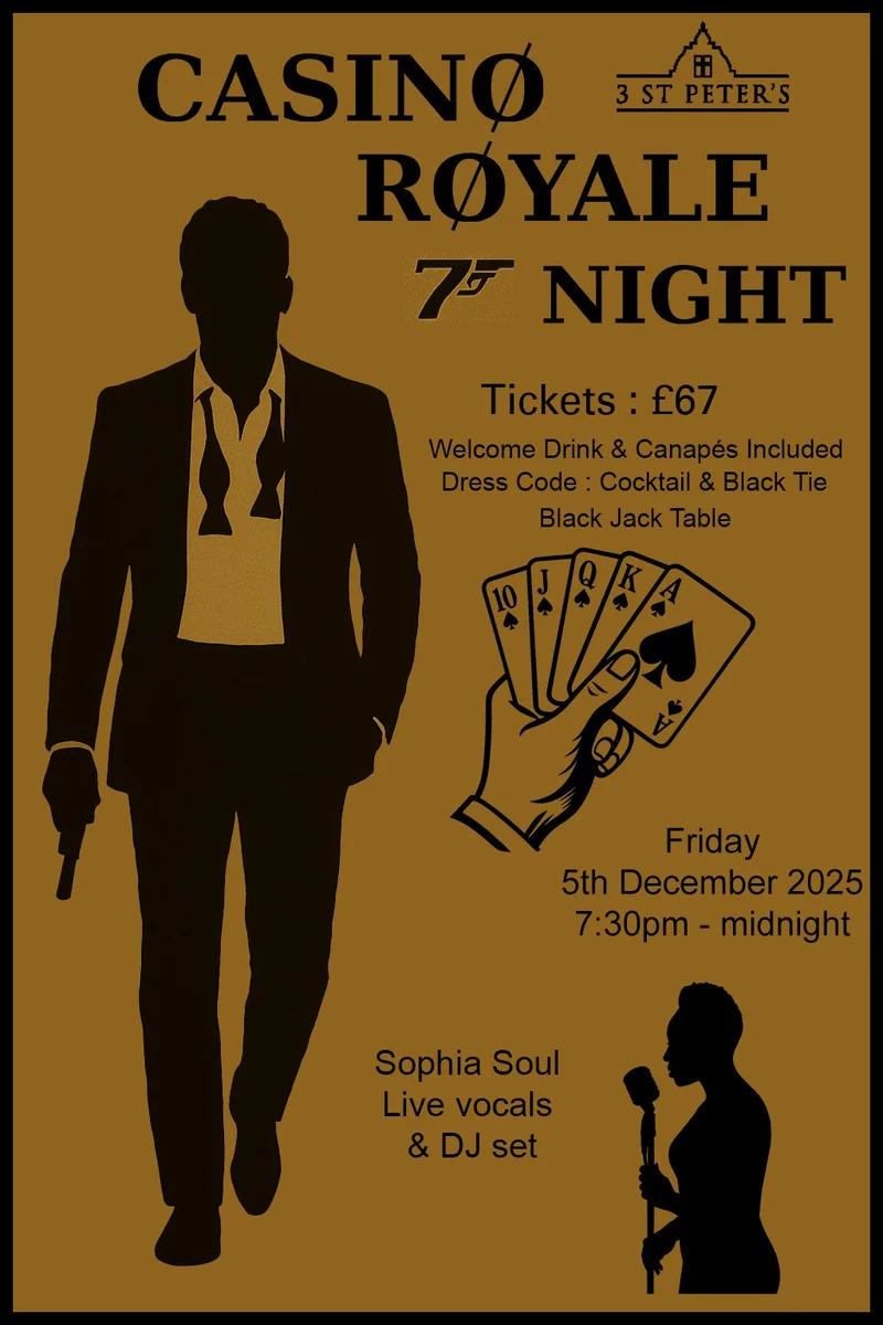 Casino Royale Night - Love Bedford