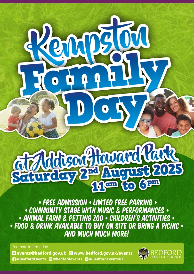 Exciting line-up of community fun at Kempston Family Day this Saturday ...